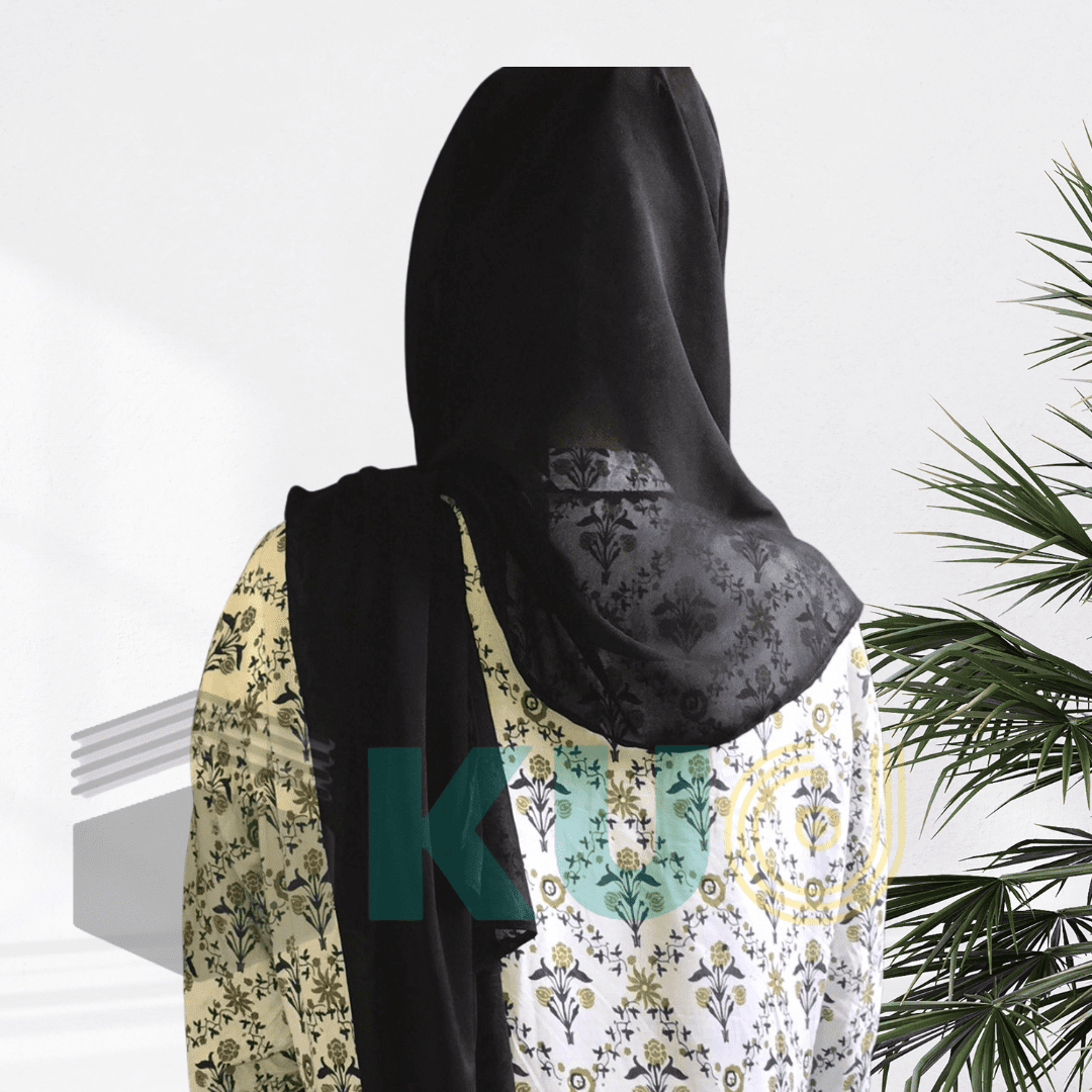 Black Hijab Scarf and Under cap - Kunpk.com